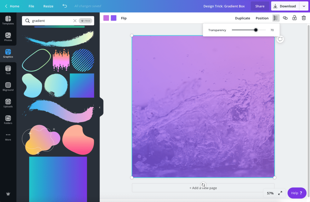 Design Trick: Gradient Cut-Out with Canva | Just Enough Design