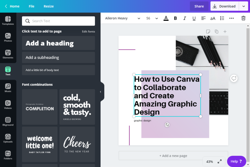 How to Collaborate with Canva | Just Enough Design