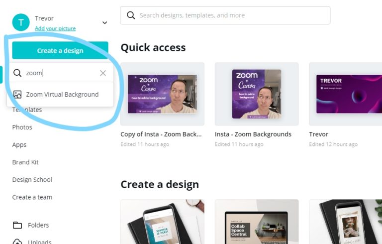 How to add a Zoom background image | Just Enough Design